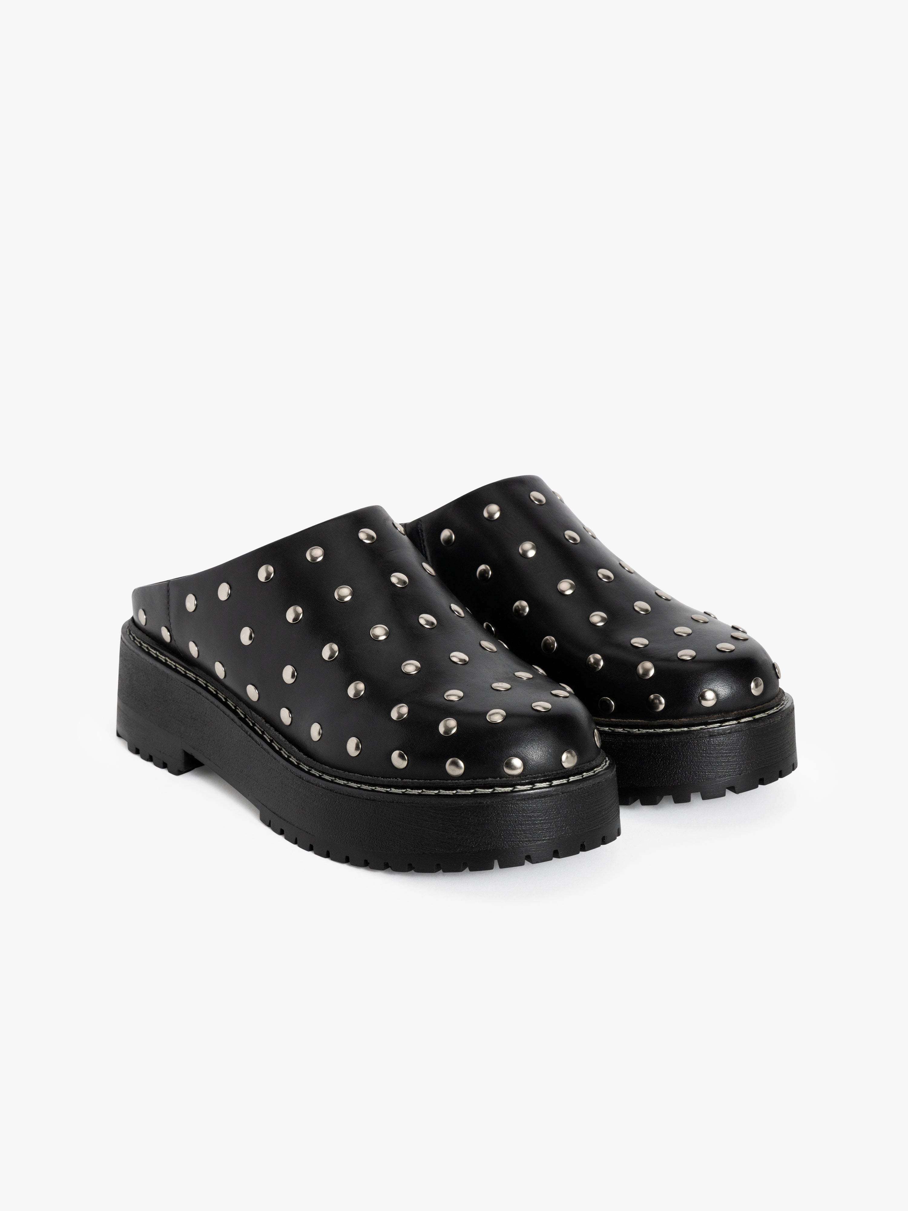 Lena Chunky Mule - Studs – Lisa Says Gah