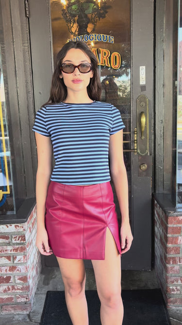 Jude Tee - Oxford Stripe – Lisa Says Gah